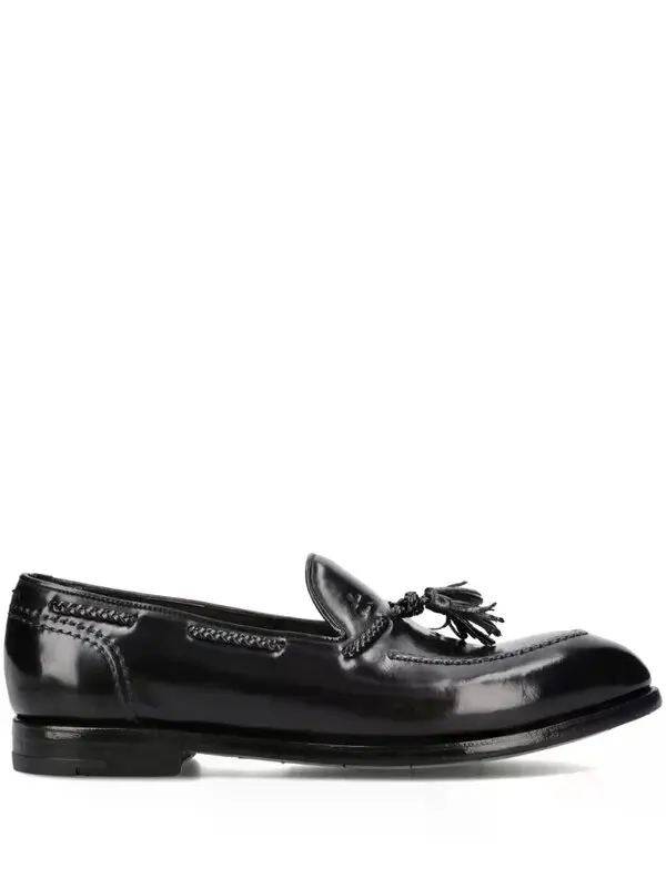 Premiata Leather Loafers With Tassel Detail