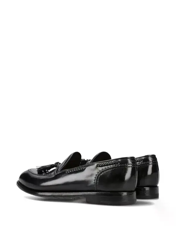 Premiata Leather Loafers With Tassel Detail