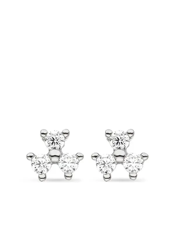 VEYNOU 14kt White Gold Diamond Stud Earrings