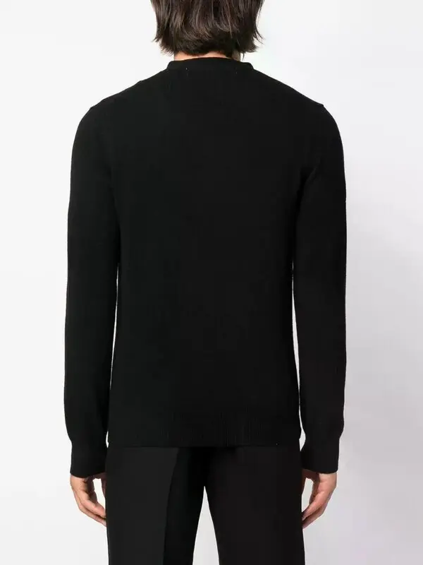 Play Comme Des Garcon Logo-patch Fine-knit Cardigan