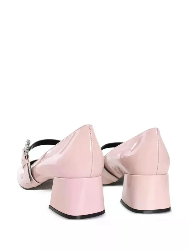 SERGIO ROSSI 45mm Sr Twenty Pumps With Crystal Embellishment