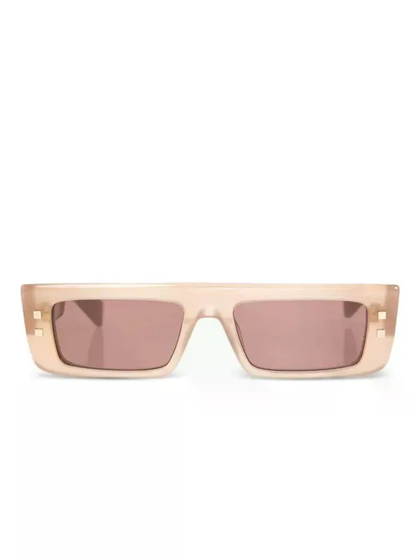 Balmain Square-frame Sunglasses - Neutrals