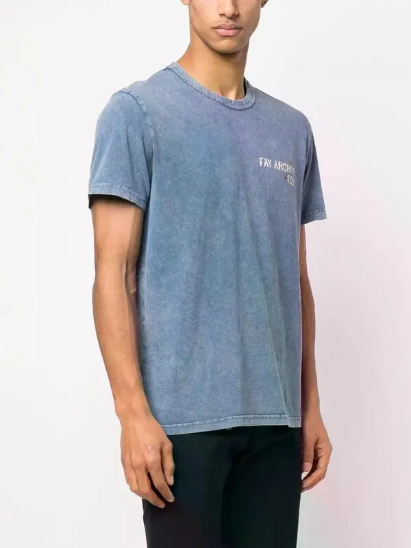 FAY Logo-print Short-sleeved T-shirt
