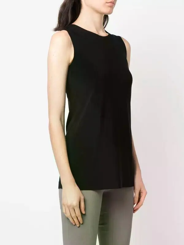 Norma Kamali Jersey Boat Neck Tank Top