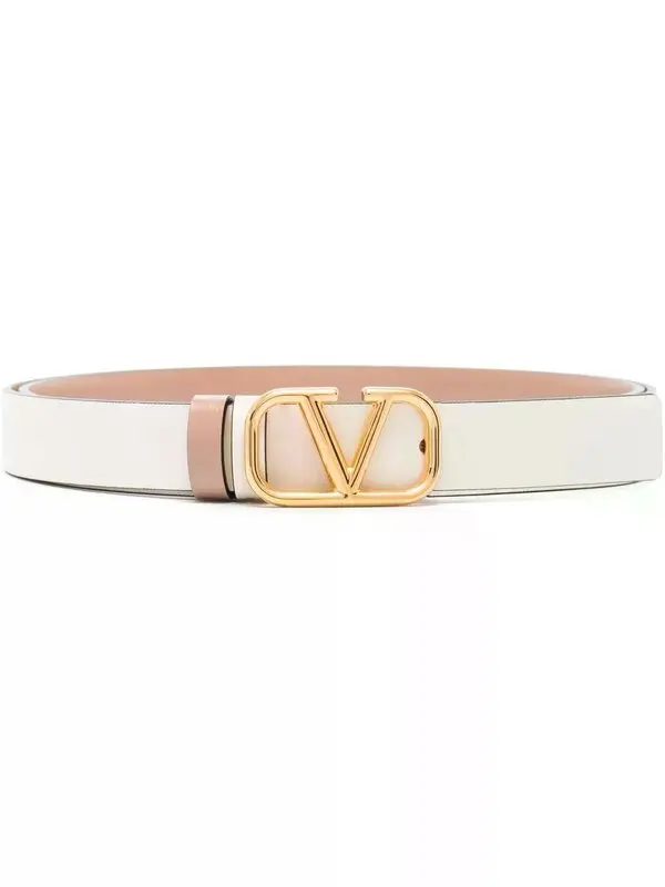 Valentino Garavani Reversible Vlogo Signature Belt - Neutrals