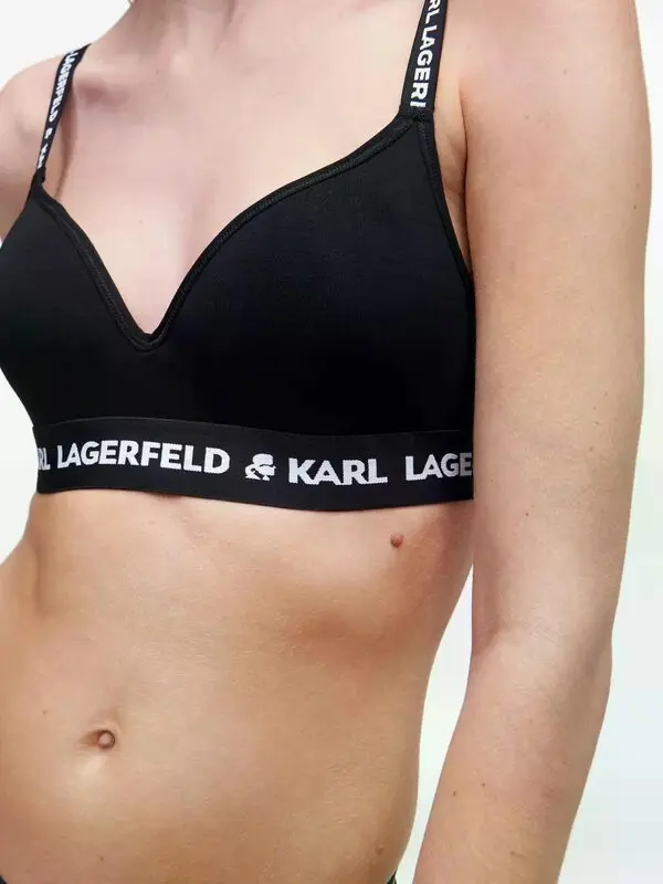 Karl Lagerfeld Logo-underband Padded Bra