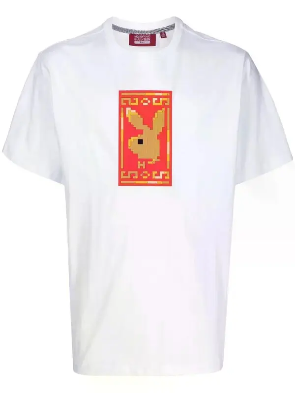 MOSTLY HEARD RARELY SEEN 8-BIT Graphic Print T-shirt - White