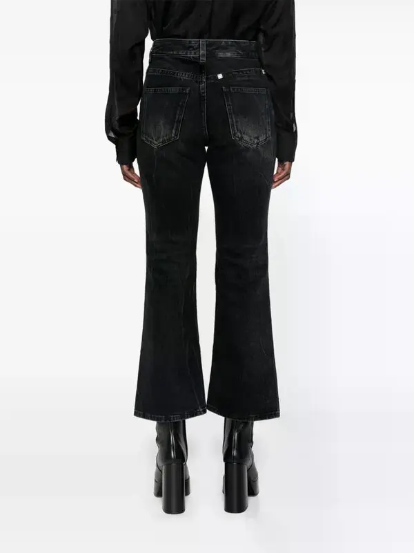Givenchy Logo-plaque Bootcut Jeans
