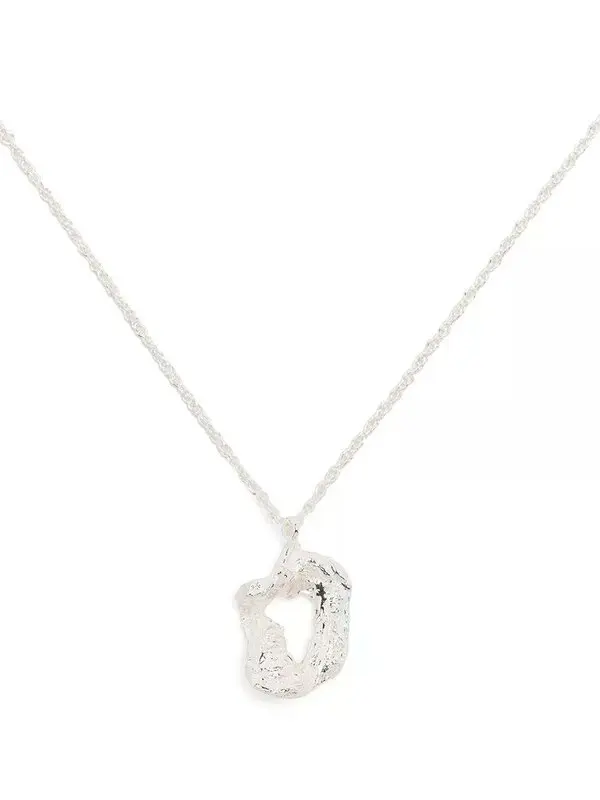 LOVENESS LEE D Alphabet Pendant Necklace - Silver