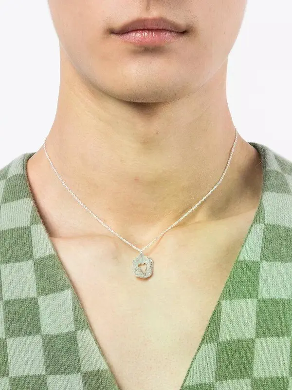 LOVENESS LEE D Alphabet Pendant Necklace - Silver