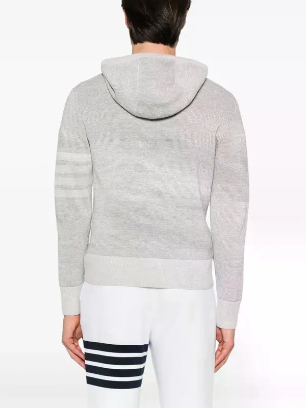 Thom Browne 4-bar Stripe Zip-up Hoodie