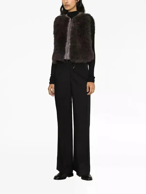 Fabiana Filippi Shearling Zip-up Gilet