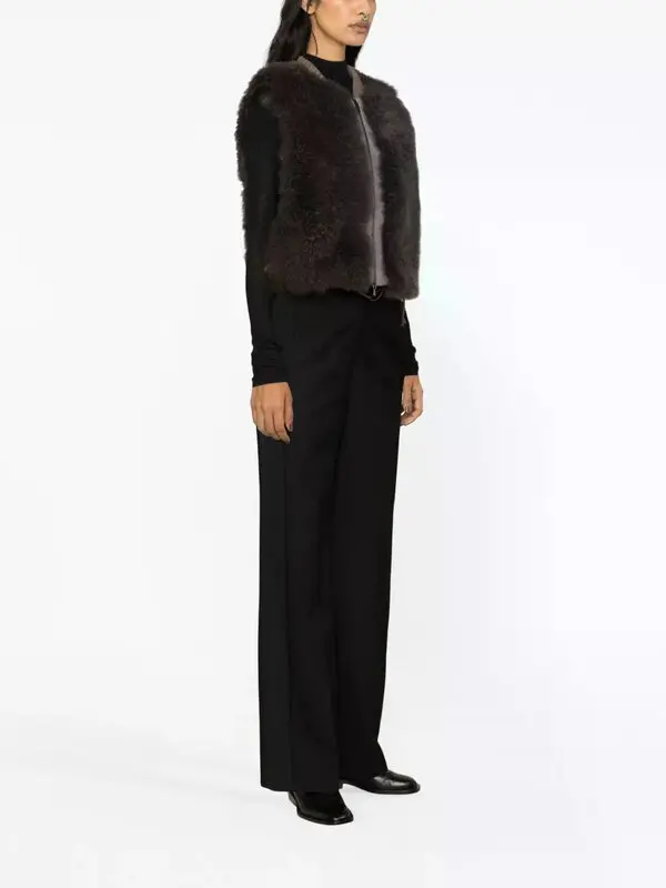 Fabiana Filippi Shearling Zip-up Gilet