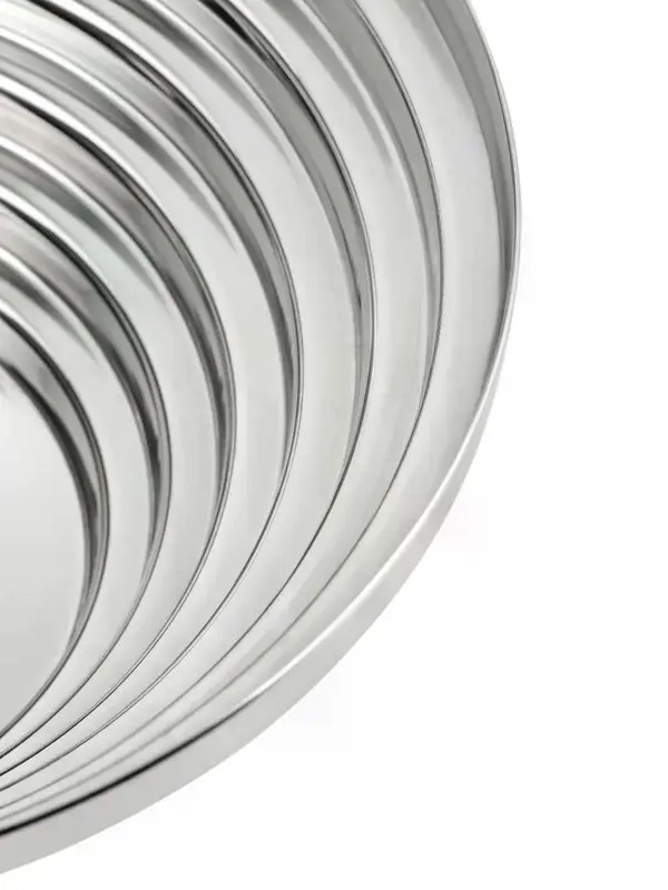 ALESSI Maya Round Basket - Silver