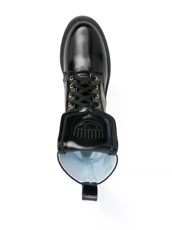 CHIARA FERRAGNI Eyelike 60mm Ankle Boots - Black