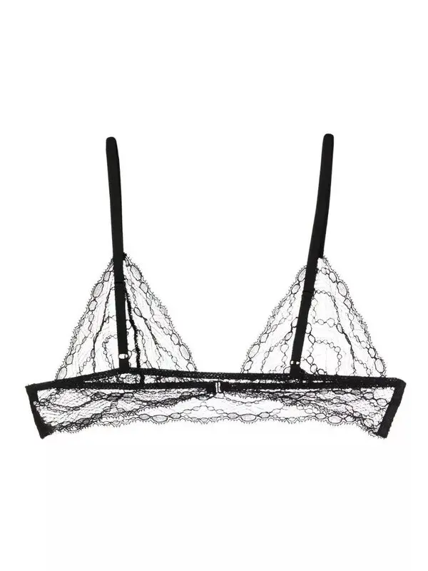 Kiki De Montparnasse Mon Cheri Lace Soft Bra - Black