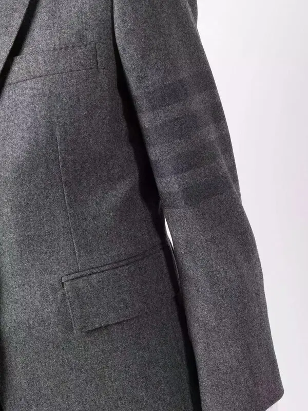 Thom Browne 4-bar Stripe Cropped Blazer