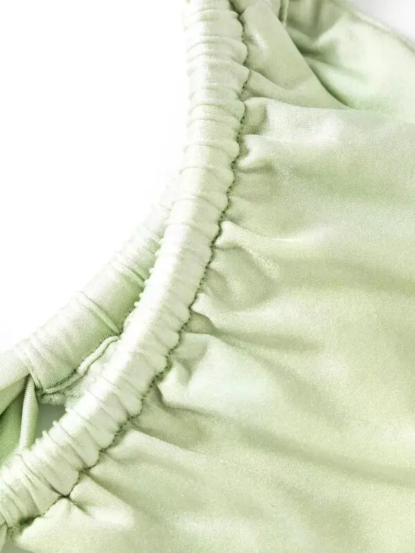 NOIRE SWIMWEAR Ruched Bikini Set - Green