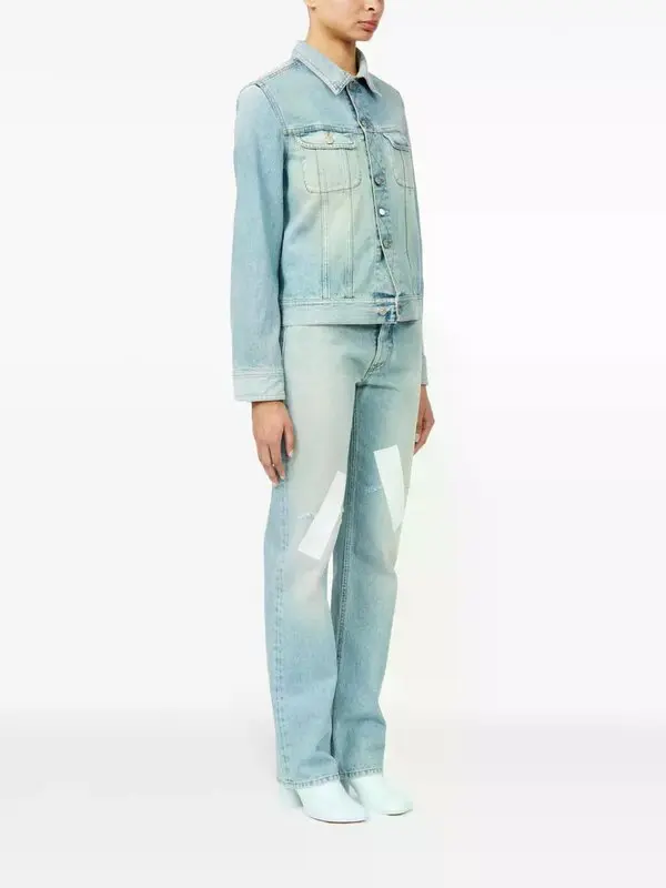 MAISON MARGIELA Light Washed Denim Cut-out Jacket