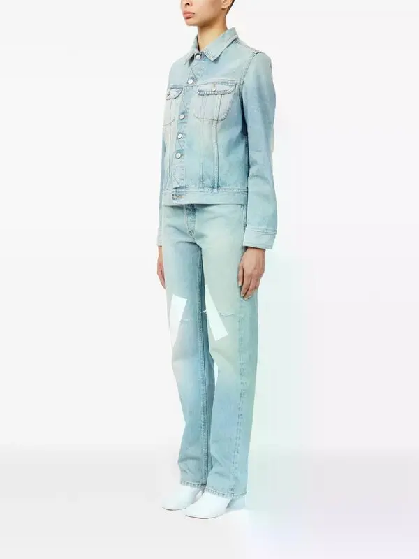 MAISON MARGIELA Light Washed Denim Cut-out Jacket