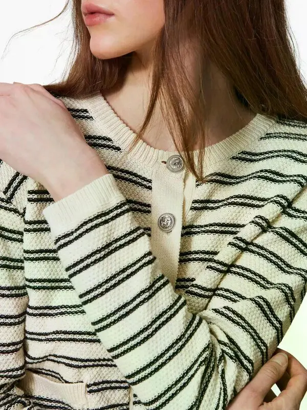 TWINSET Striped Cardigan