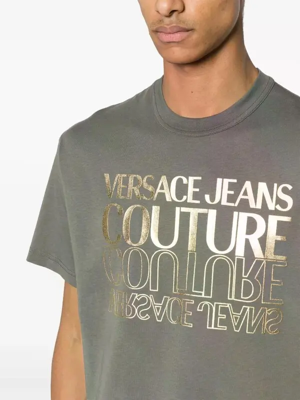 Versace Logo-print Cotton T-shirt