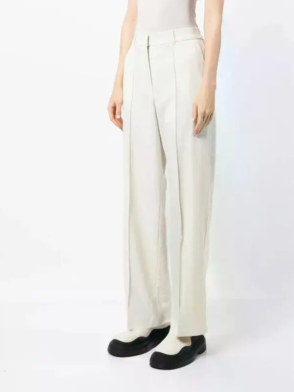 Goen.j Twill Straight-leg Trousers