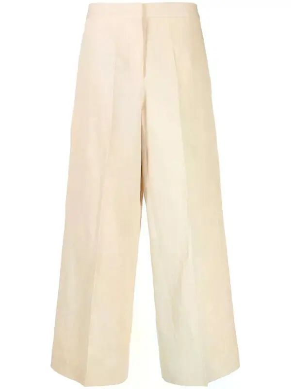 Fabiana Filippi High-waisted Wide-leg Trousers - Neutrals