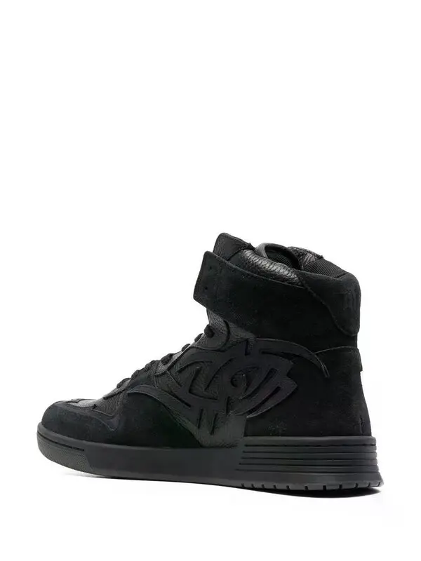MISBHV Court High-top Sneakers With Geometric Panelling