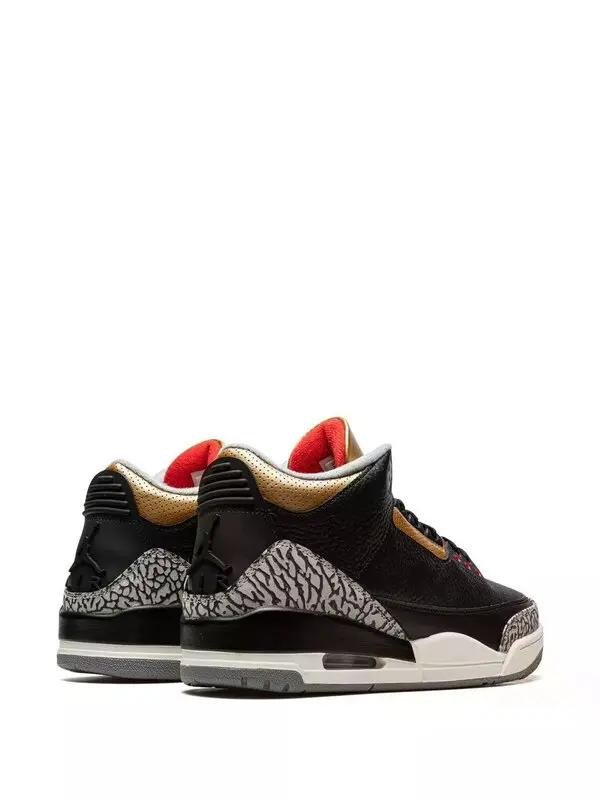 JORDAN Air 3 Cement Gold Sneakers