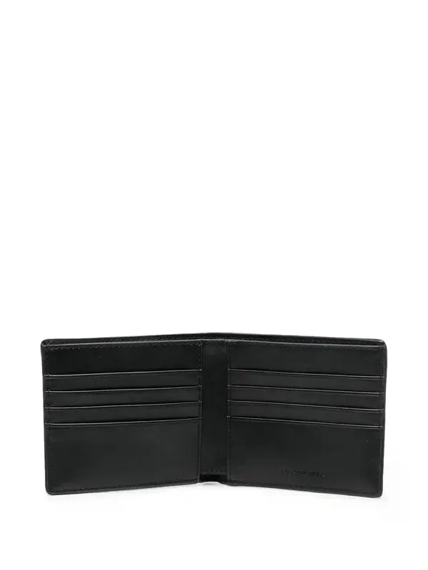 Michael Kors Grained-leather Bi-fold Wallet - Brown