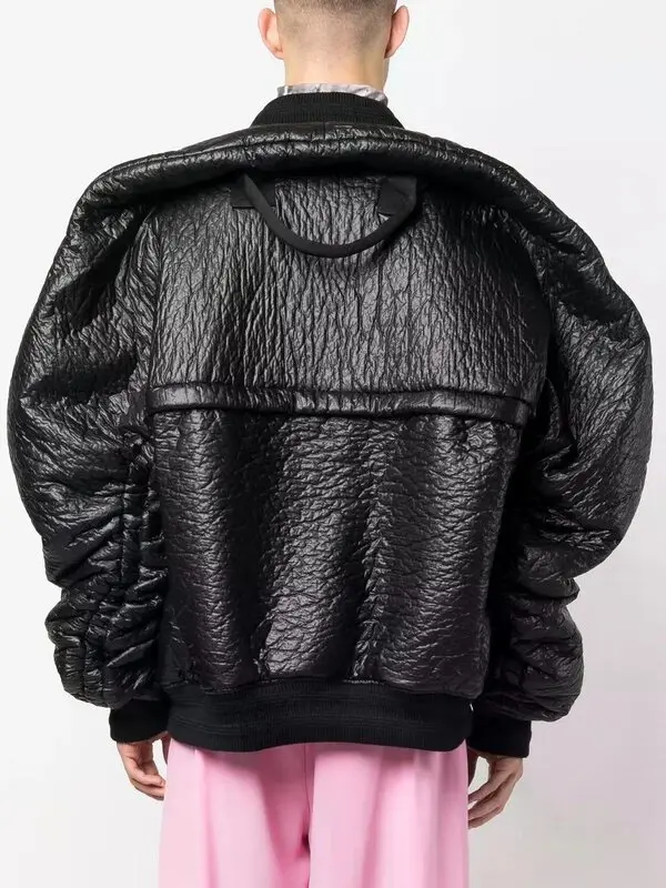 WALTER VAN BEIRENDONCK Crinkled Bomber Jacket