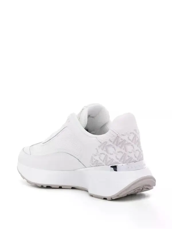 Michael Kors Monogram-panel Leather Sneakers