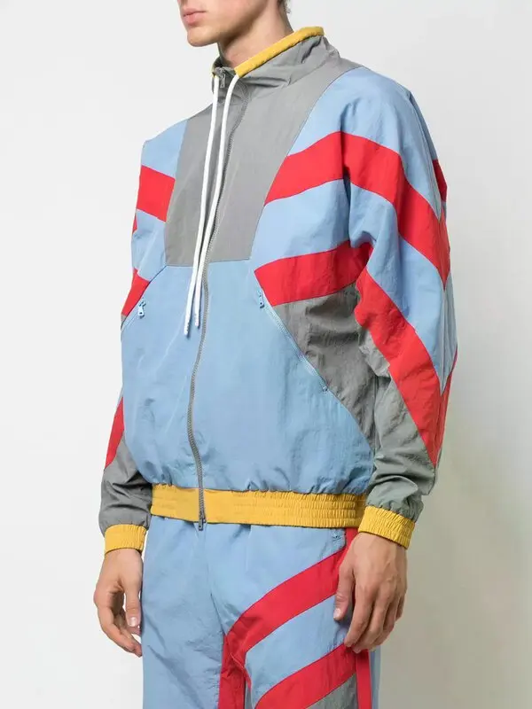 GOD'S MASTERFUL CHILDREN Colour Blocked Sport Jacket - Blue