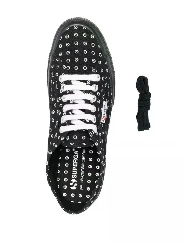 10 CORSO COMO X Superga All-over Logo Print Sneakers