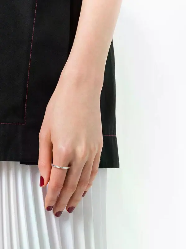 Le Gramme 3 Grammes Bangle Ring In Sterling - Silver