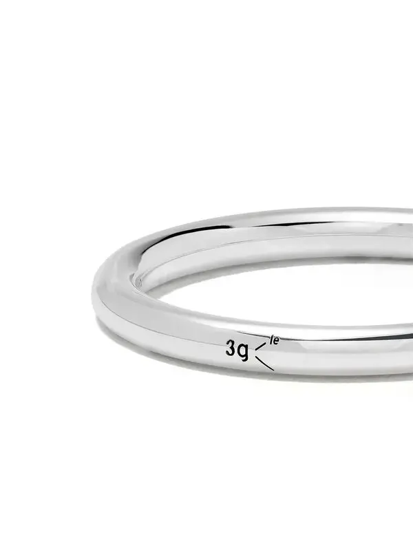 Le Gramme 3 Grammes Bangle Ring In Sterling - Silver