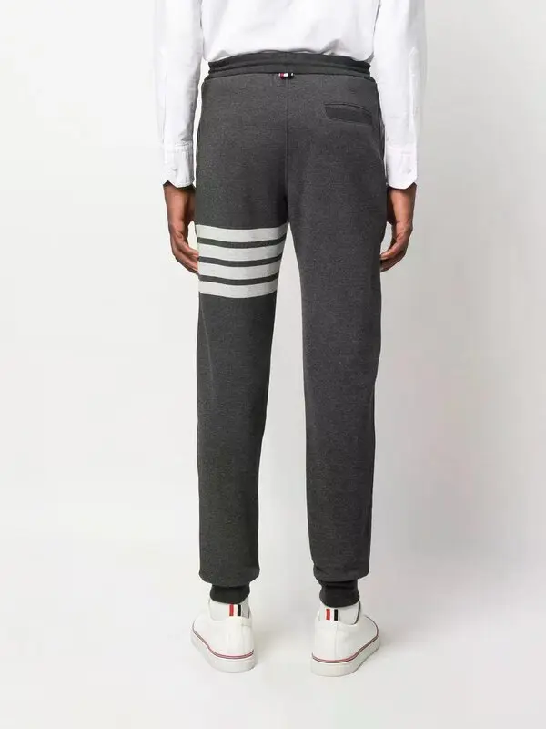 Thom Browne Signature 4-bar Stripe Track Pants - Grey