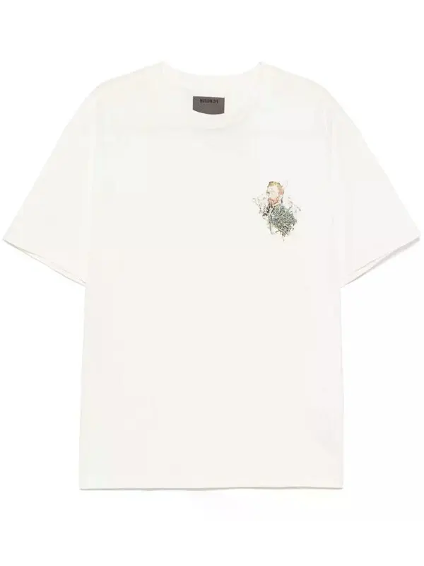 MUSIUM DIV. Graphic-print T-shirt - Neutrals