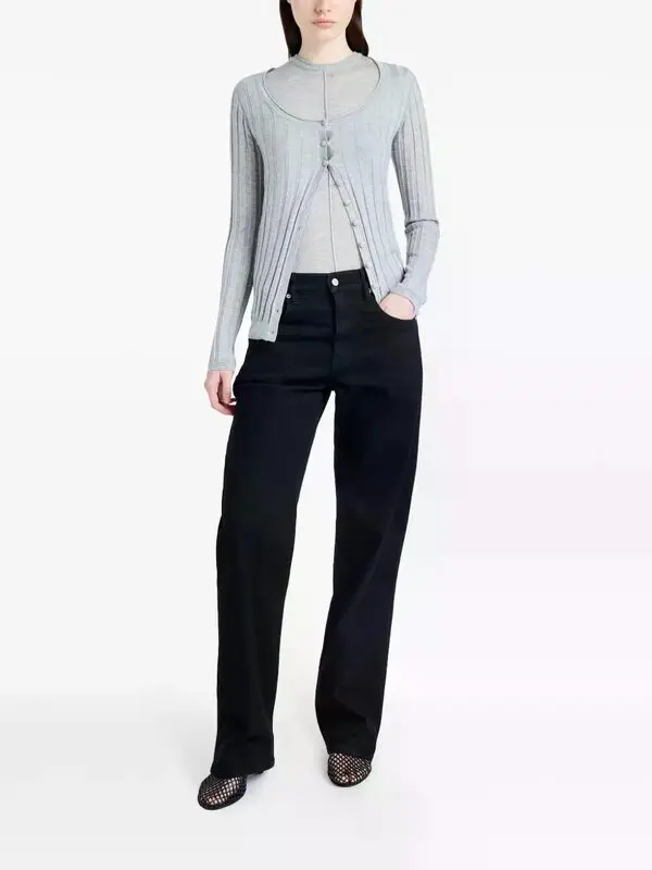 Proenza Schouler White Label Hattie Cardigan - Grey