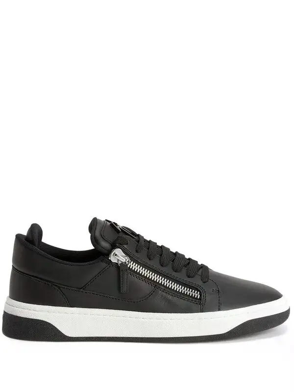 GIUSEPPE ZANOTTI Double Zip Low-top Sneakers