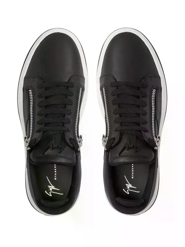 GIUSEPPE ZANOTTI Double Zip Low-top Sneakers