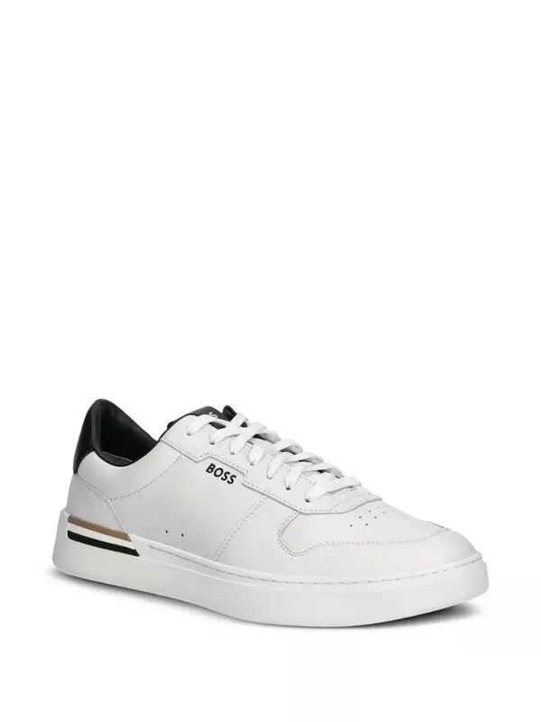 BOSS Clint Tenn Leather Lace-up Sneakers