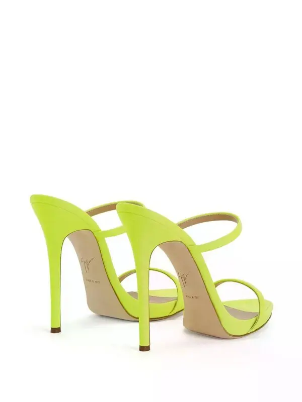 GIUSEPPE ZANOTTI 120mm Darsey Sandals - Yellow