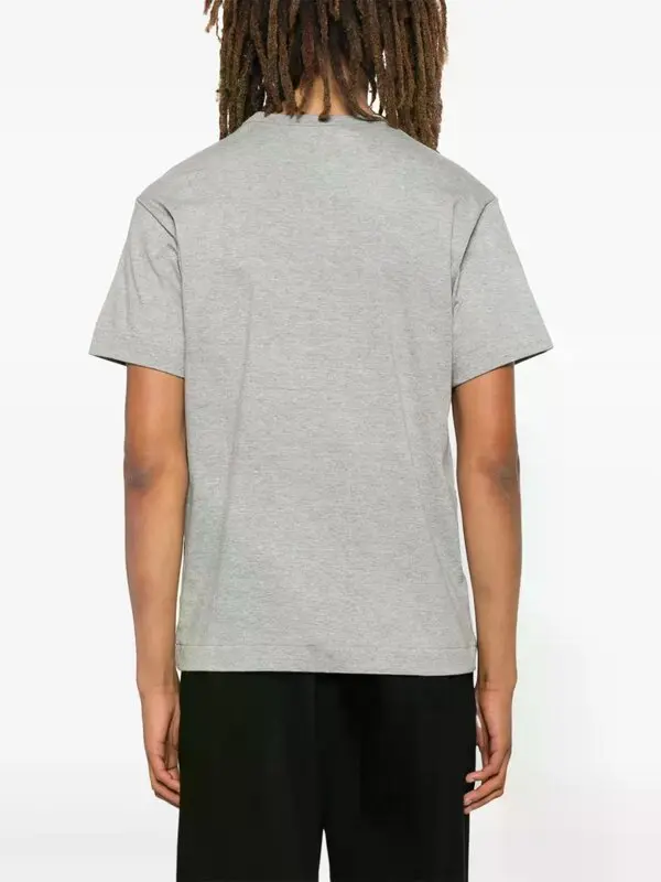 Play Comme Des Garcon Cotton T-shirt With Logo Print