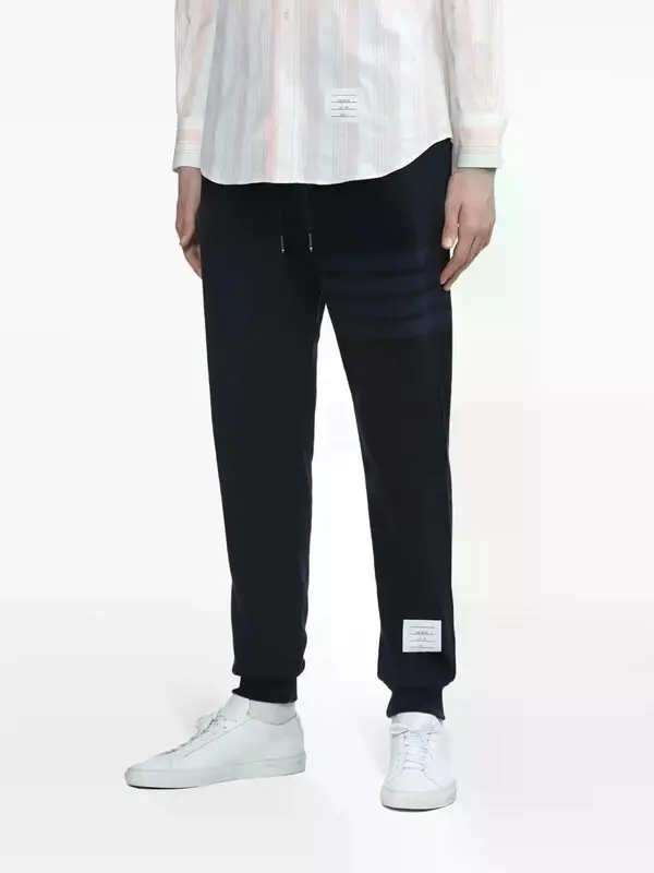 Thom Browne 4-bar Loopback Track Pants - Blue
