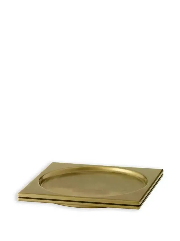 AUDO Divot Sculptural Tray - Yellow
