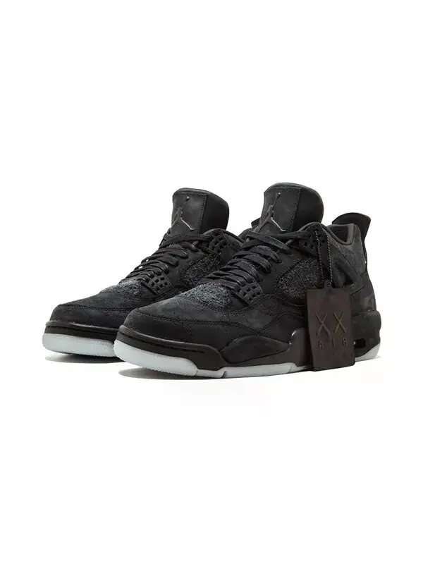 JORDAN X Kaws 4 Retro Sneakers - Black