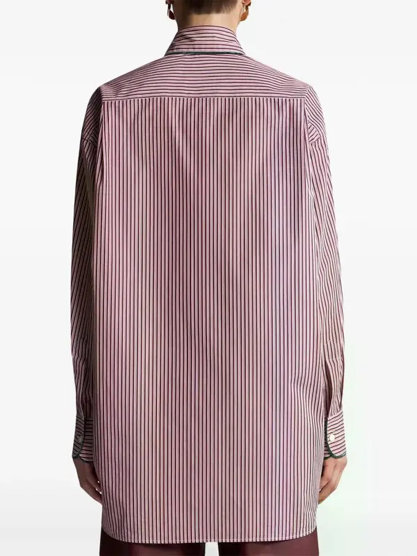 Etro Striped Cotton Poplin Shirt