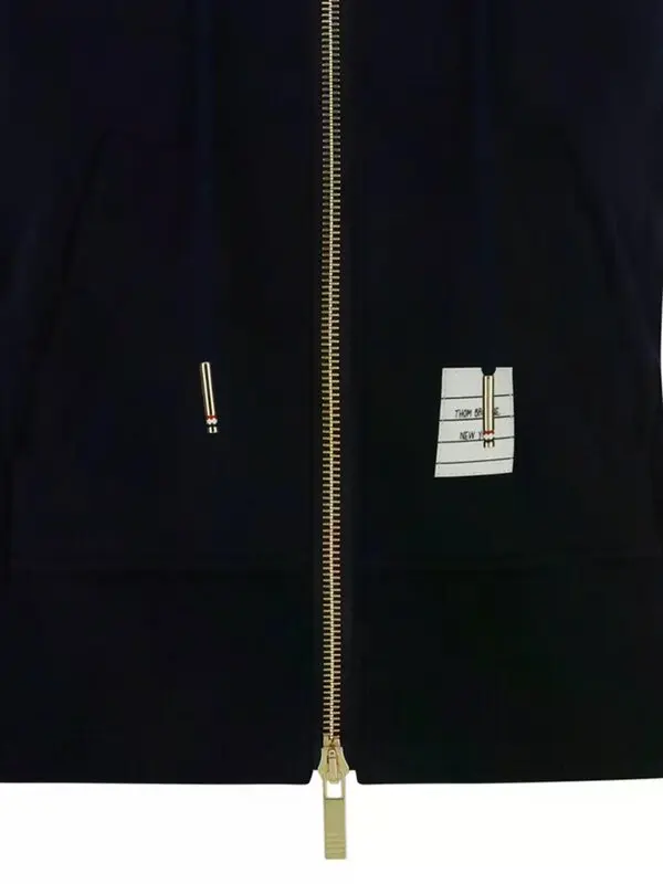 Thom Browne 4-bar Zip-fastening Hoodie